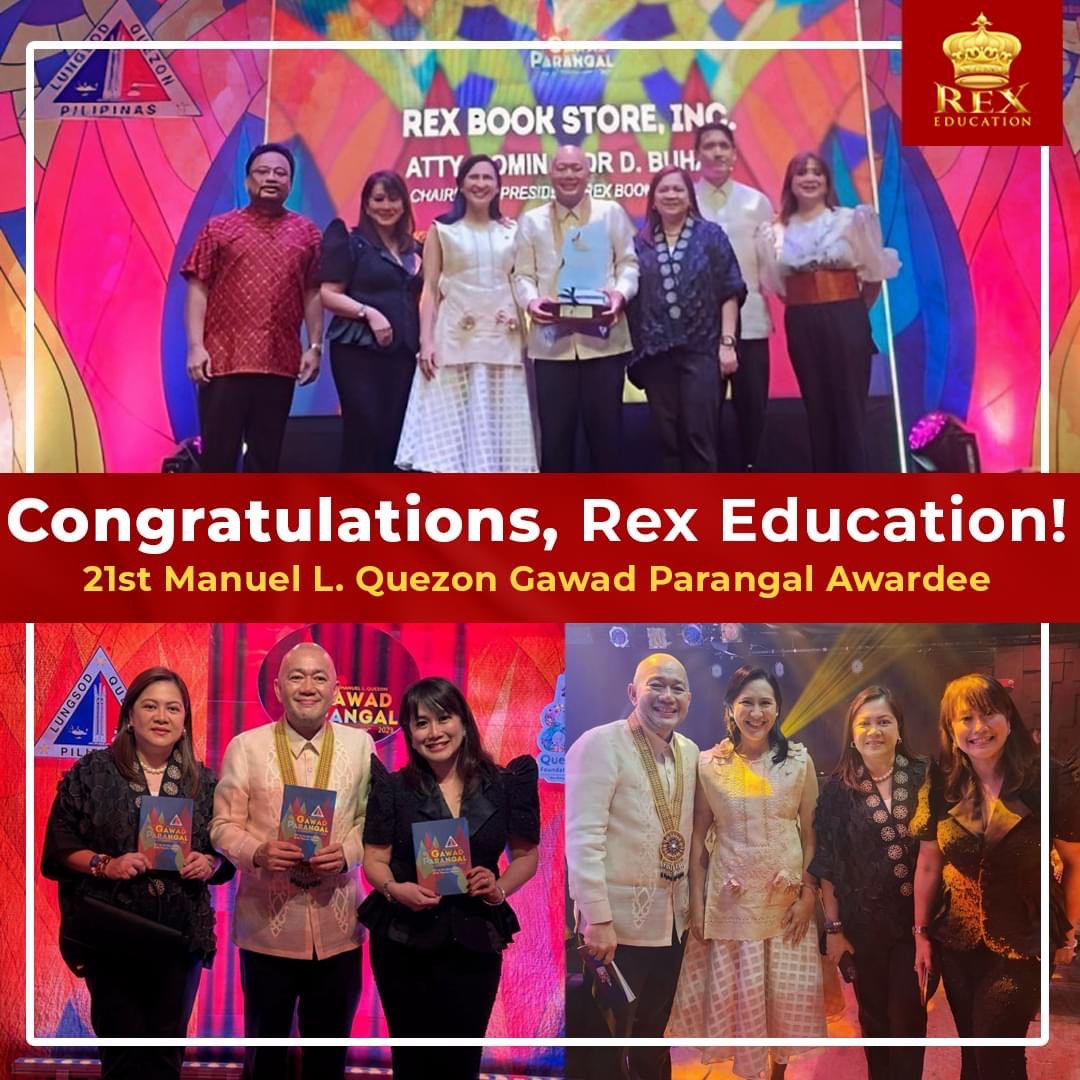 Rex Education takes home awards at 21st Manuel L. Quezon Gawad Parangal ...